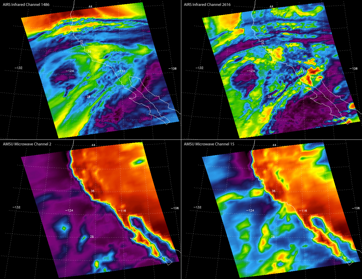 Viewing a California Storm | Aqua Project Science